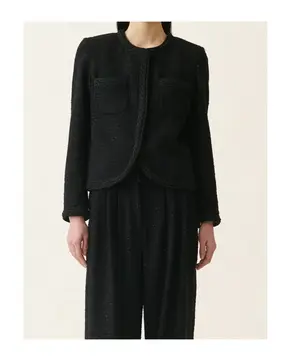 Fabiana Filippi Crew-neck Casual Jacket With Patch Pockets