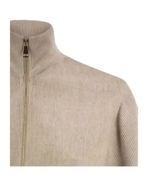 Fabiana Filippi Rib-knit Panel Jacket