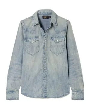 Ralph Lauren Denim Shirt - Gray