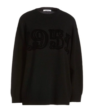Max Mara Knitted Long-sleeved Top - Black