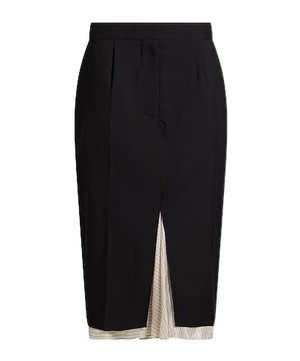 Marni Multicolor Wool Midi Skirt