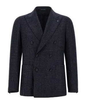 Tagliatore Double-breasted Blazer - Blue