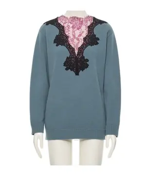 Valentino Garavani Long-sleeved Knitwear - Gray