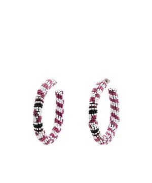 Isabel Marant Étoile Beaded Hoop Earrings - No