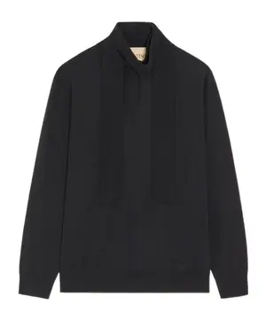 Valentino Garavani Long-sleeve Knit Top - Black
