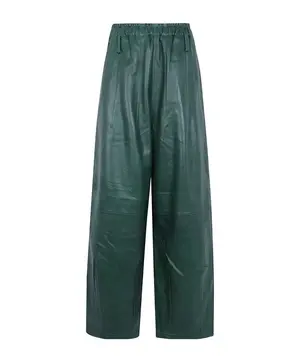 THE FRANKIE SHOP 'OAKDALE' LEATHER TRACK PANTS