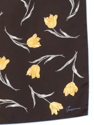 Jacquemus Finished Edge Tulip Printed Scarf