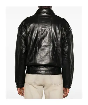 R13 Boyfriend Leather Moto Jacket