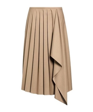 Brunello Cucinelli Solidcolor Pleated Skirt - No