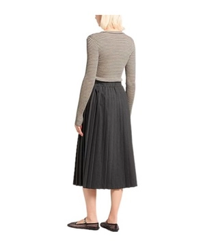 Brunello Cucinelli Striped Metallic Knit Sweater