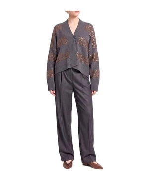Brunello Cucinelli Striped Knit Sweater