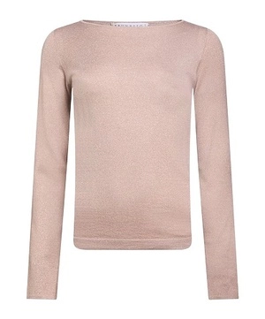 Brunello Cucinelli Solidcolor Lightweight Knit Sweater - No