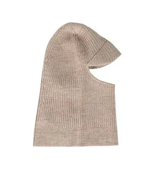 Isabel Marant Étoile Melange Wool Balaclava Hat With Visor - No