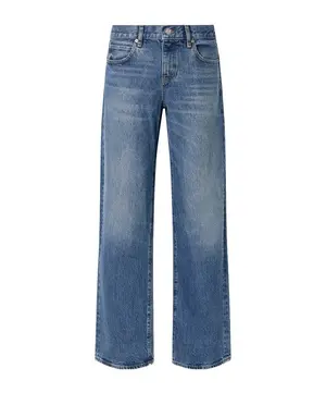 FRAME Low-rise Straight-leg Jeans - Blue