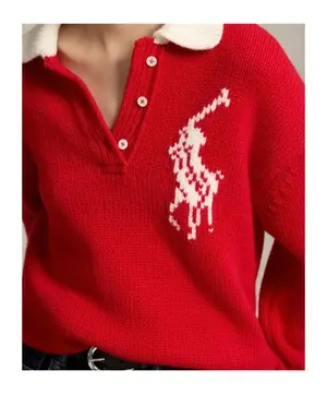 Polo Ralph Lauren Logo-intarsia Wool Sweater