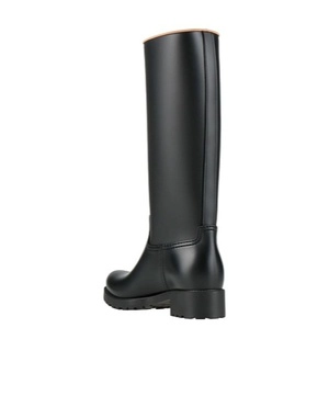 Max Mara Simple Solid-color Rain Boots
