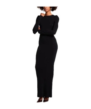 Saint Laurent Solidcolor Knit Dress