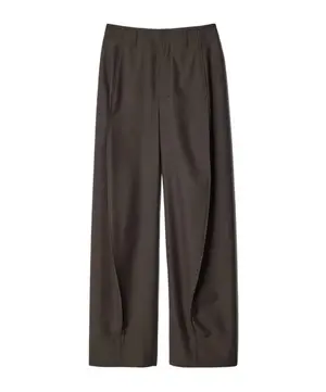 LEMAIRE Casual Trousers With Belt Loops - Black