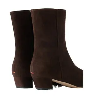 AeydĒ Solid Leather Ankle Boots