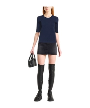 Marni Two-color Knitted T-shirt