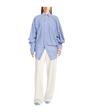 Balenciaga Striped Long Shirt