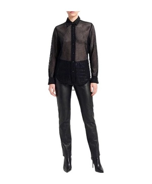 Rag & Bone Velvet Longsleeve Shirt