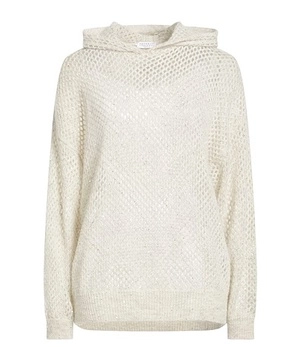 Brunello Cucinelli Solidcolor Knit Hoodie - Grey