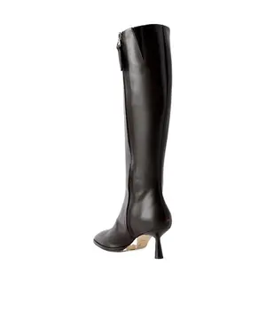 AeydĒ Solid Leather Knee Boots