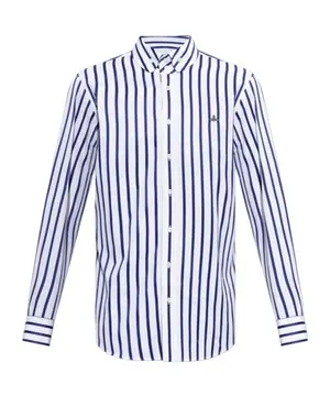 VIVIENNE WESTWOOD Krall Striped Shirt - Blue/white