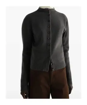 LEMAIRE Reversible Buttoned Sweater In Cashmere