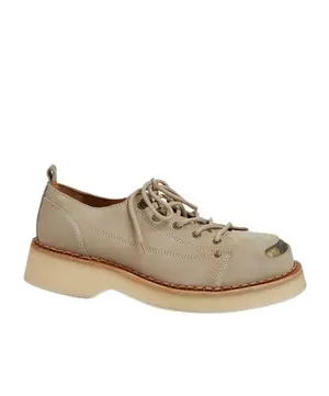 Kenzo Kenzosmile' Derbies In Suede Leather - Light Brown