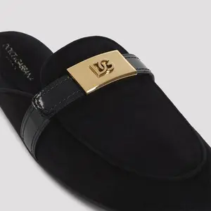 Dolce & Gabbana Dolce Gabbana Logo Plaque Mules