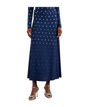 Rabanne Embellished Stretch-jersey Maxi Skirt