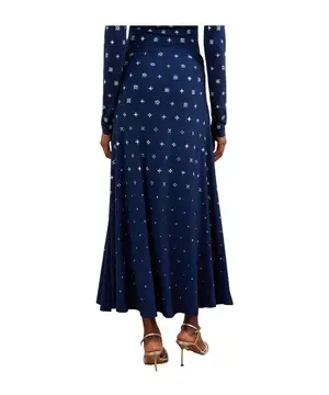 Rabanne Embellished Stretch-jersey Maxi Skirt