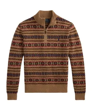 Polo Ralph Lauren Fair Isle Half-zip Sweater