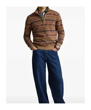 Polo Ralph Lauren Fair Isle Half-zip Sweater
