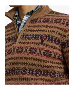 Polo Ralph Lauren Fair Isle Half-zip Sweater