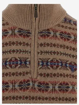 Polo Ralph Lauren Fair Isle Half-zip Sweater