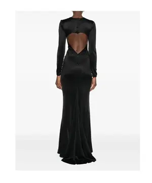 Co Open-back Cut-out Evening Gown