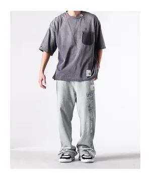 Mihara Yasuhiro Sun Faded Like T-shirt - Black