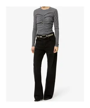 Isabel Marant Étoile Ruched Long-sleeve Top