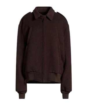 MAISON MARGIELA Simple Wool Jacket - Dark Brown