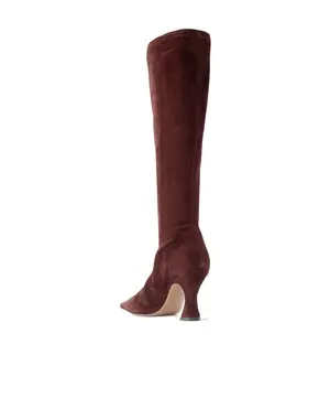 NEOUS Solid Color Suede Knee Boots