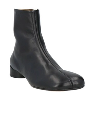 MAISON MARGIELA Simple Leather Ankle Boots