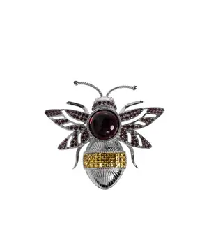 Dolce & Gabbana Bee-shaped Brooch - Black