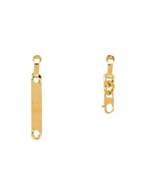 MAISON MARGIELA Metal Earrings - Gold