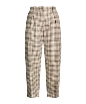 Brunello Cucinelli Straightleg Houndstooth Trousers - Khaki