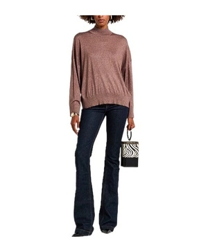 Brunello Cucinelli Metallic Knit Top