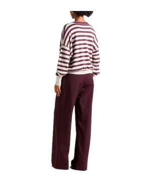 Brunello Cucinelli Striped Metallic Cashmere Knit Sweater