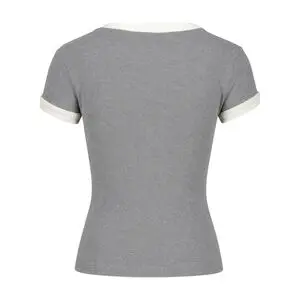 VIVIENNE WESTWOOD Orb Embroidered Cropped T-shirt